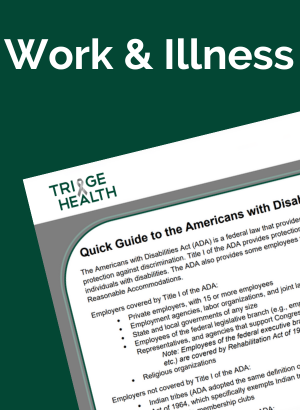 Quick Guides, Checklists, & Other Materials - Triage Health